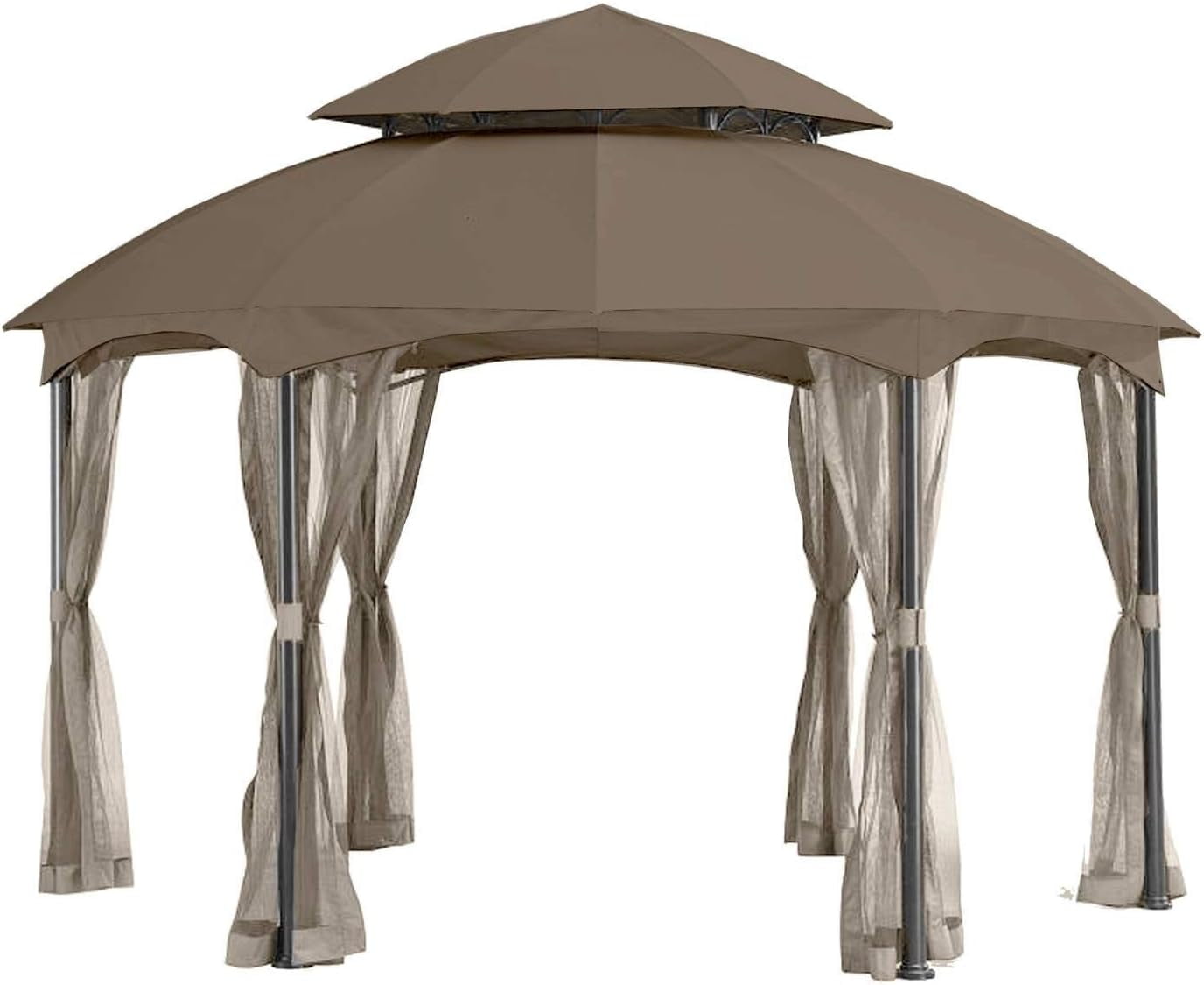 Garden Winds Replacement Canopy for The Heritage Dome Gazebo - Riplock ...