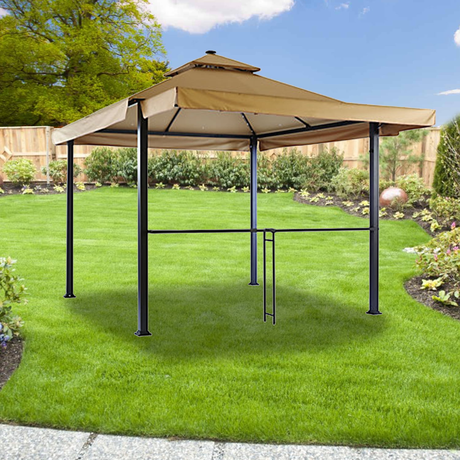 Garden Winds Replacement Canopy for the Backyard Creation Awning Gazebo ...