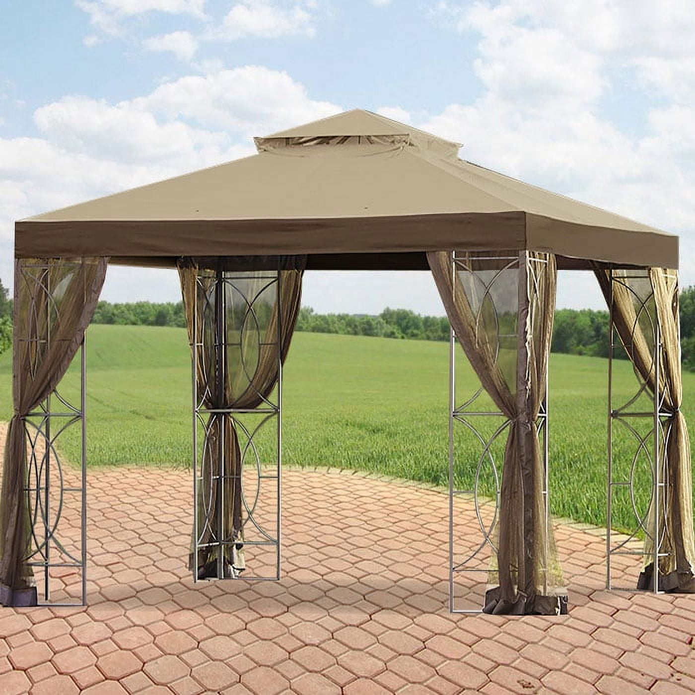 Garden Winds Canopy Top for Callaway Gazebo, UV Treated, Outdoor Patio ...