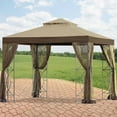 Garden Winds Canopy Top for Callaway Gazebo, UV Treated, Outdoor Patio ...