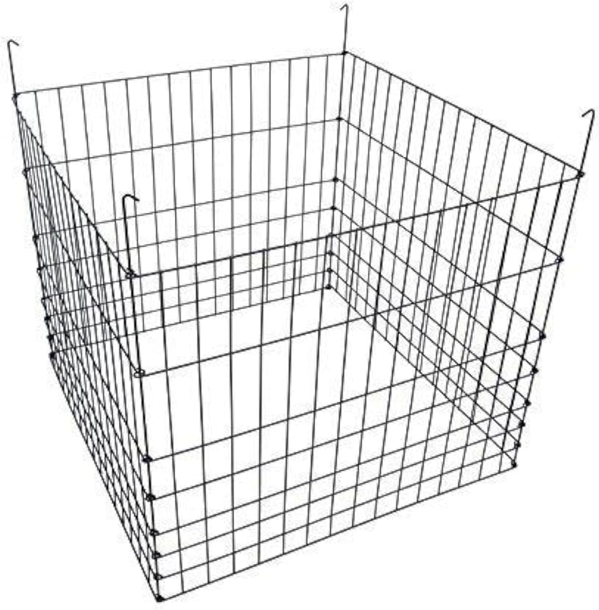Garden Wire Compost Bin 36x36x30 inches, Black, Garden Bed Fencing ...