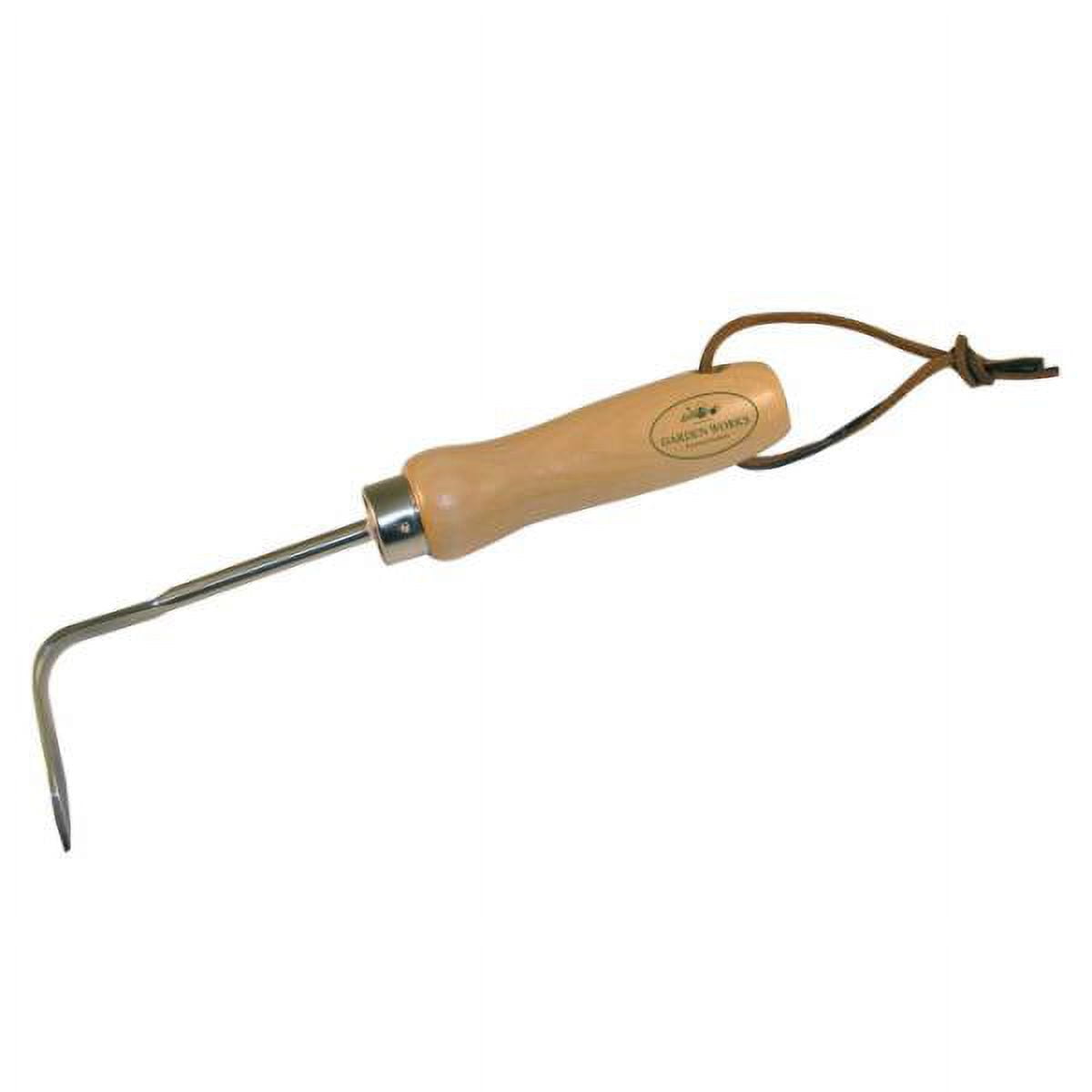 Garden Works Traditional Weeding Finger Stainless Steel Ergonomic Wood ...