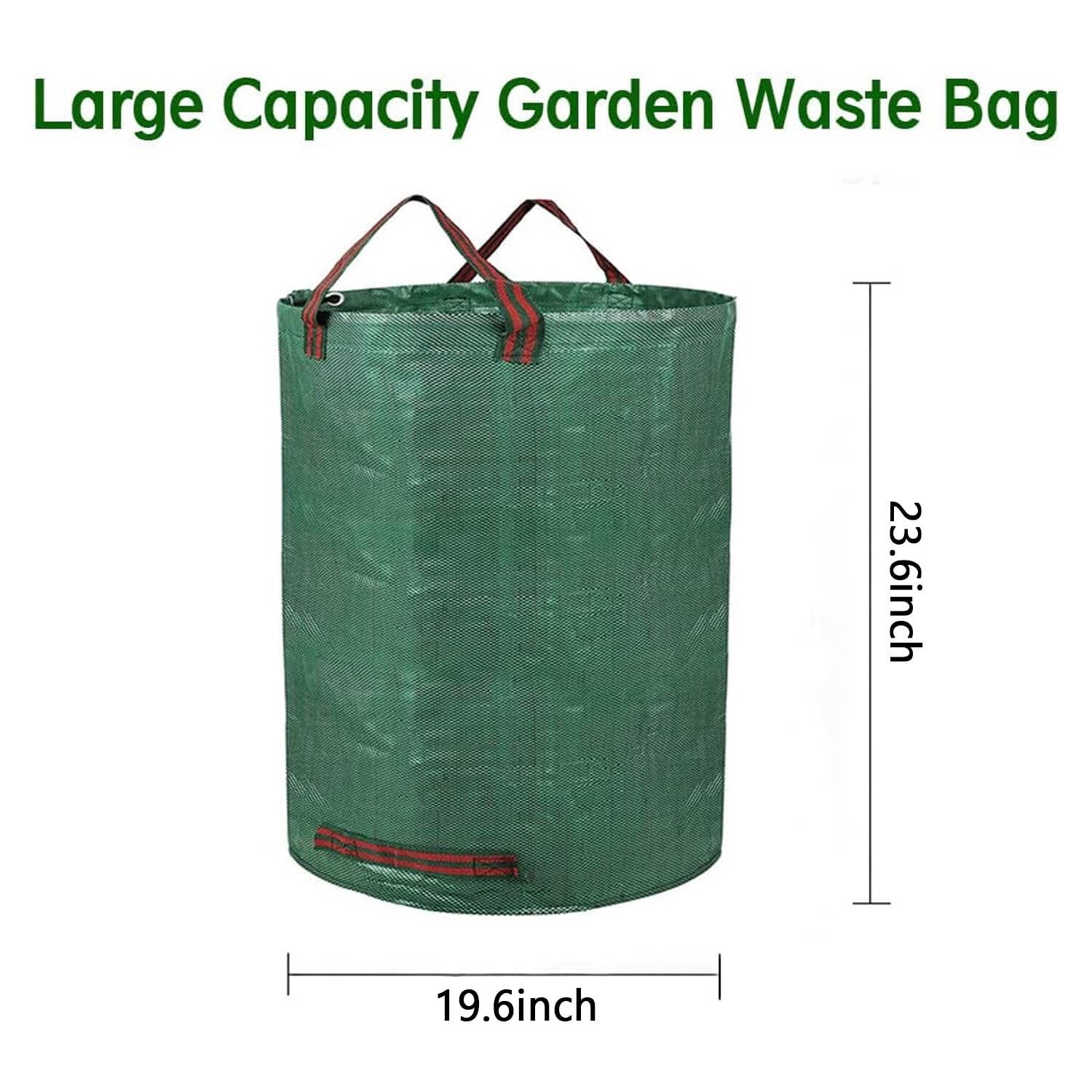 Garden Yard Waste Bags Sacks, Reuseable Gardening Lawn Leaf Bag Garden ...