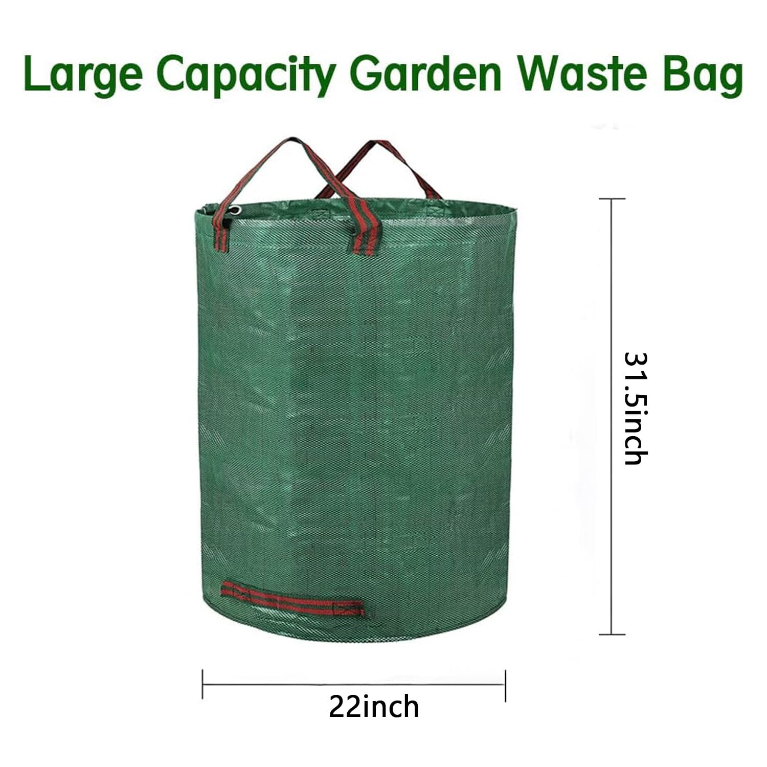 Garden Yard Waste Bags Sacks, Reuseable Gardening Lawn Leaf Bag Garden ...