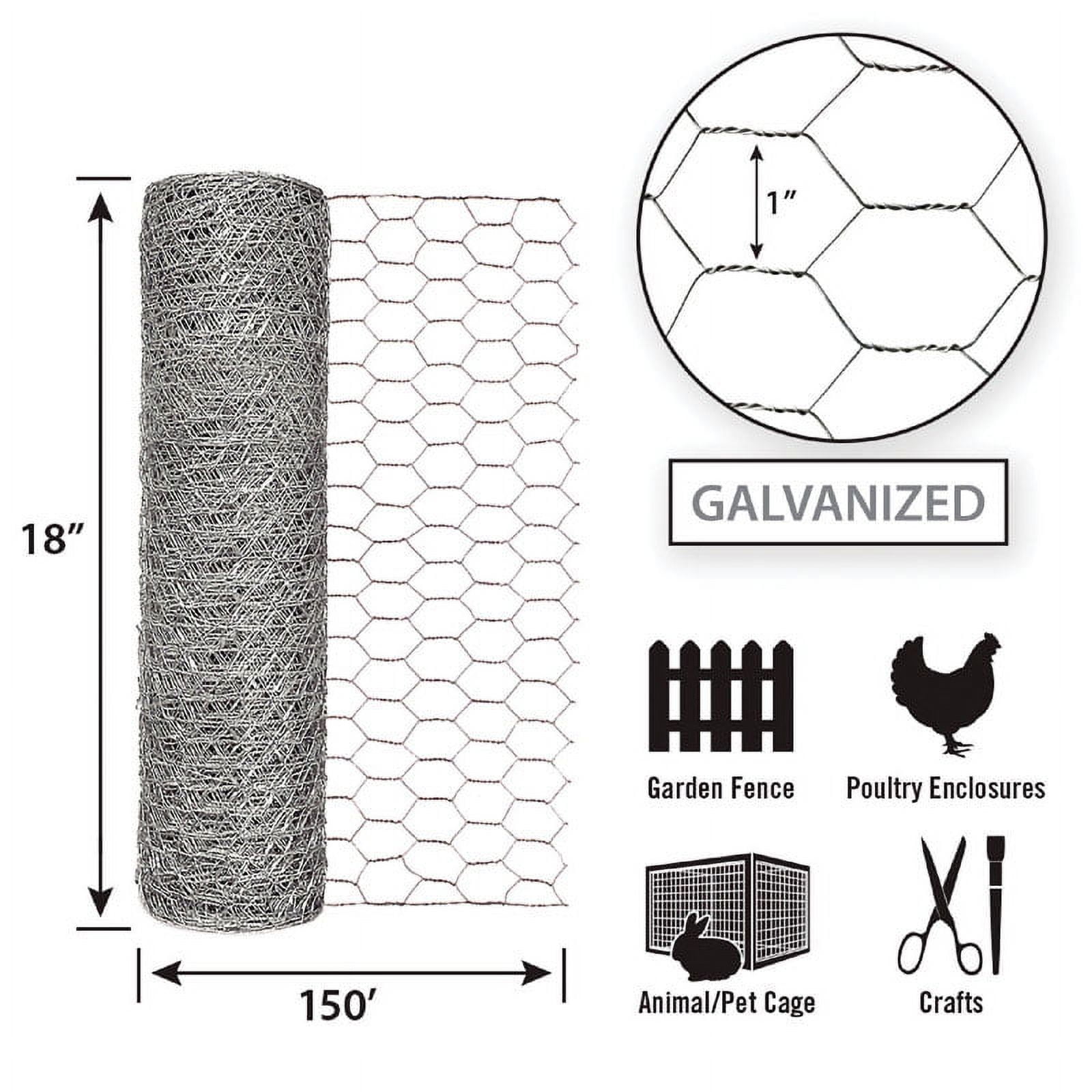 Garden Zone 161815 18 X 150 1 In Galvanized Hex Netting Walmart garden-zone-161815-18-x-150-1-in-galvanized-hex-netting-walmart