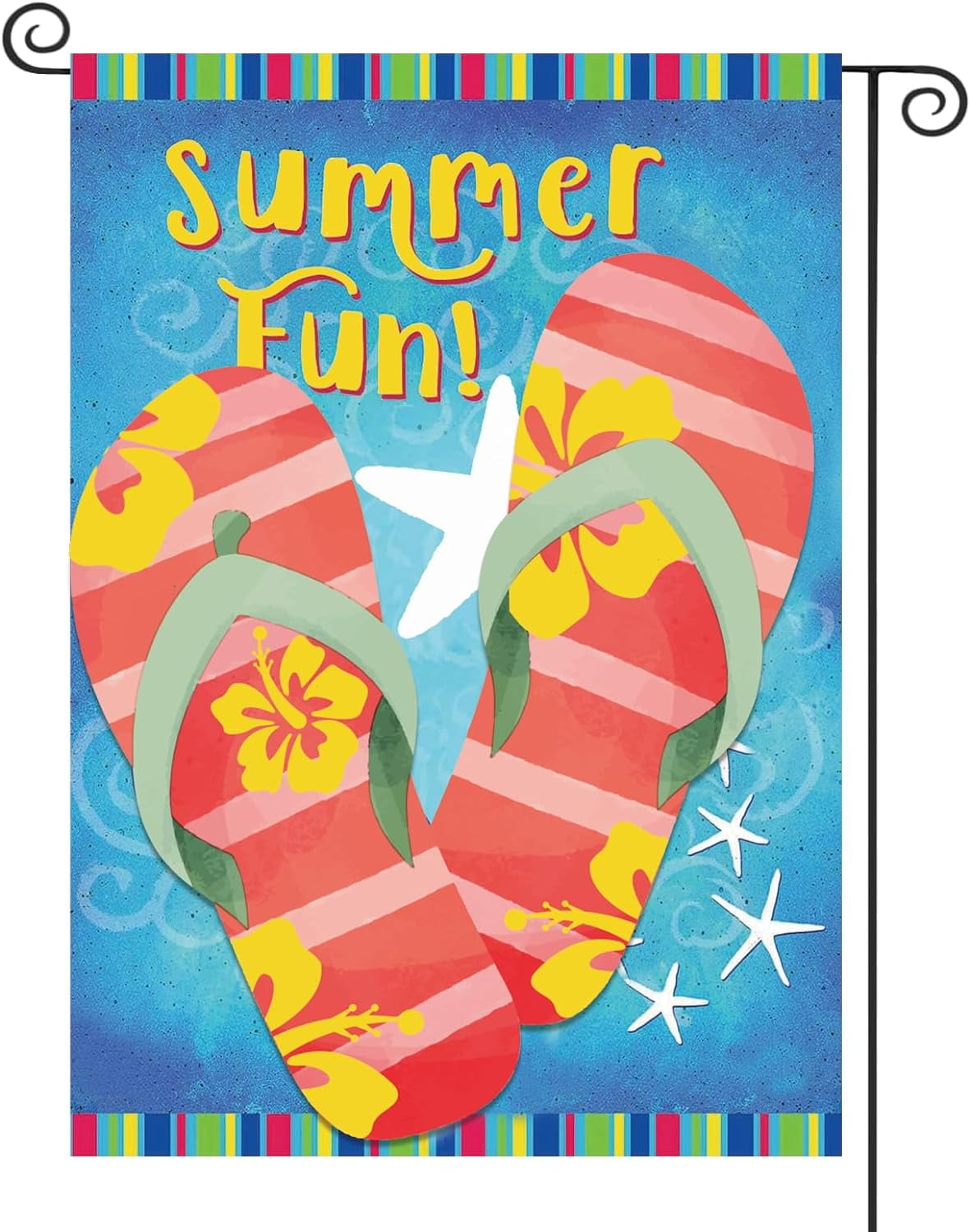 Garden flag Summer Beach Garden Flag, Day in the Sun Beach Garden Flag ...