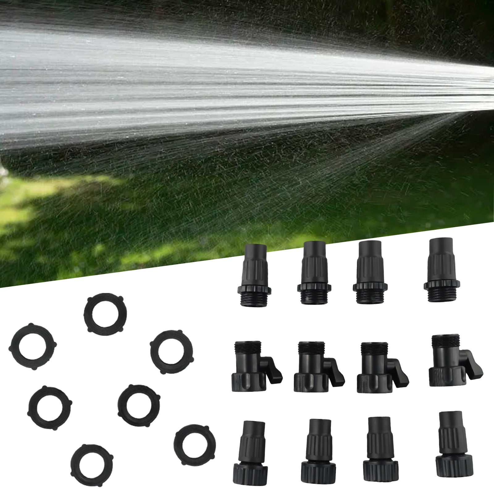 Garden hose adapters, tap hose adapters, male and female hose ...