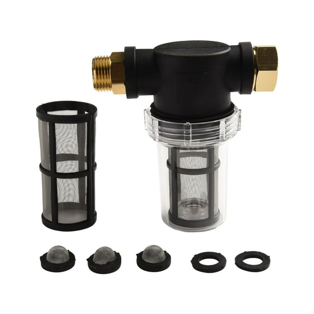 Garden hose filter, pre-filter, 3/4 inch pipe filter, for garden ponds ...