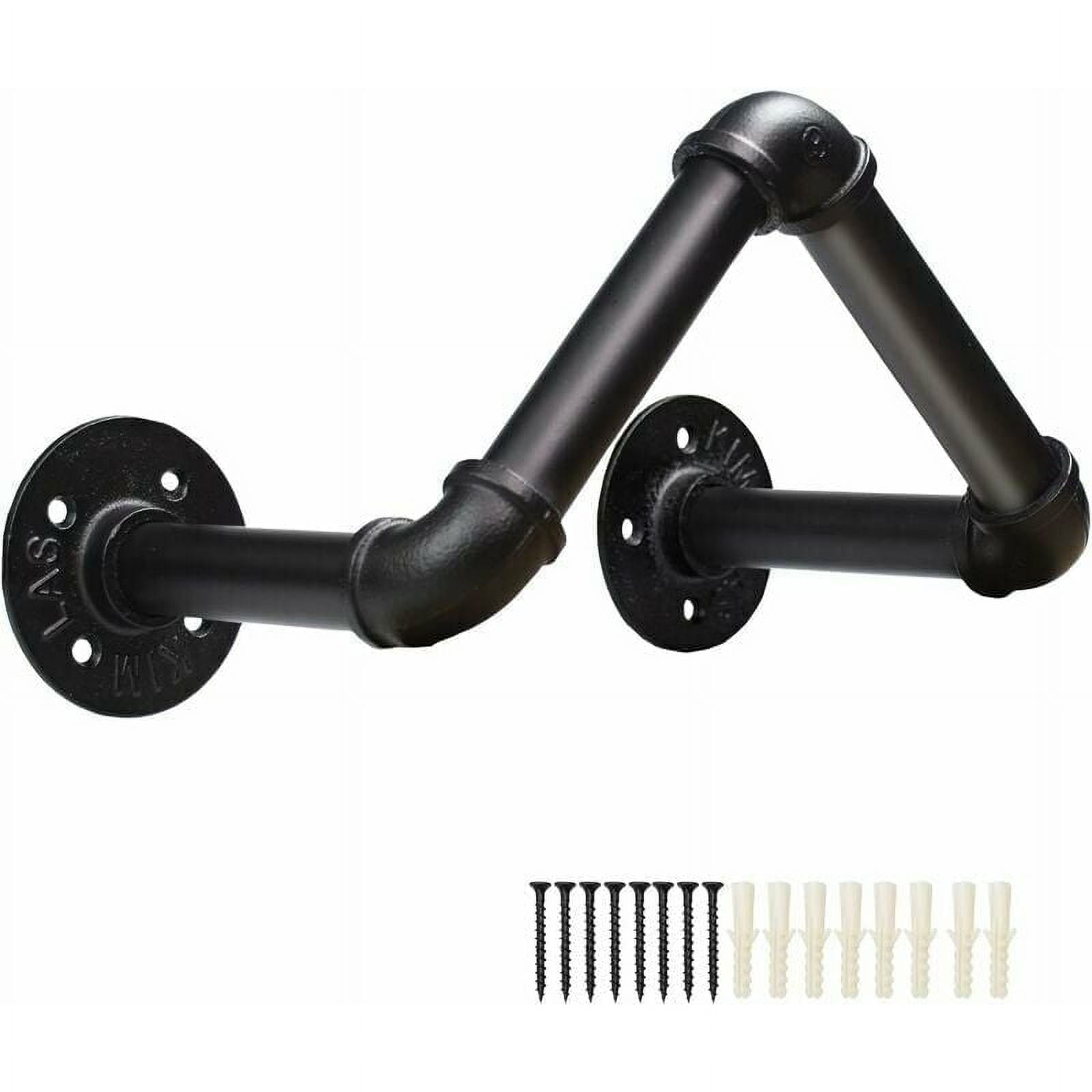 Garden hose wall bracket, cast iron bracket with screws and expansion ...