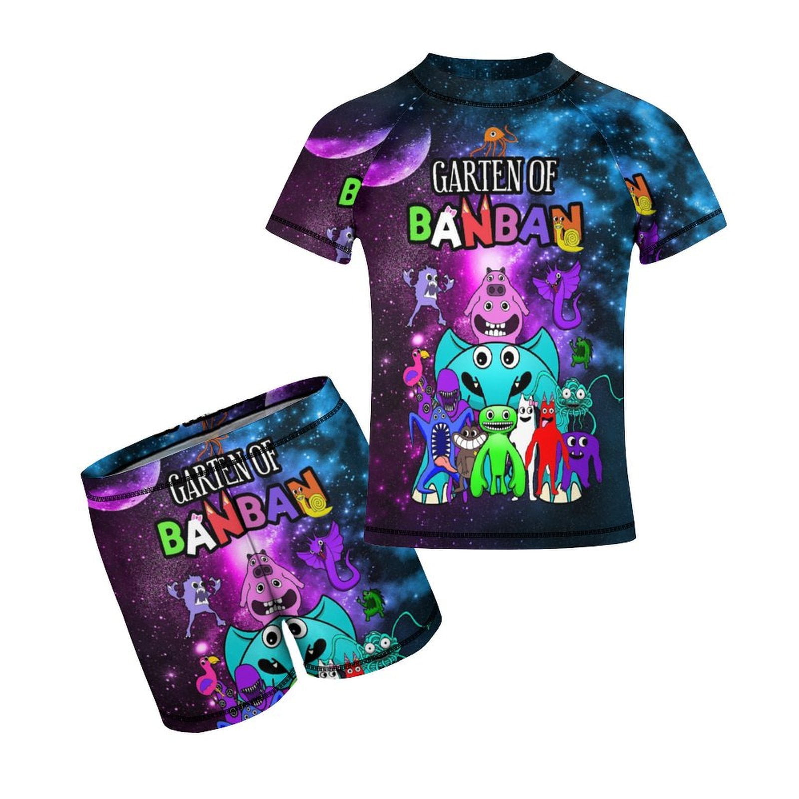 Garden of Banban Summer Swimwear For Boys 2PCS Rash Guard Sets For ...