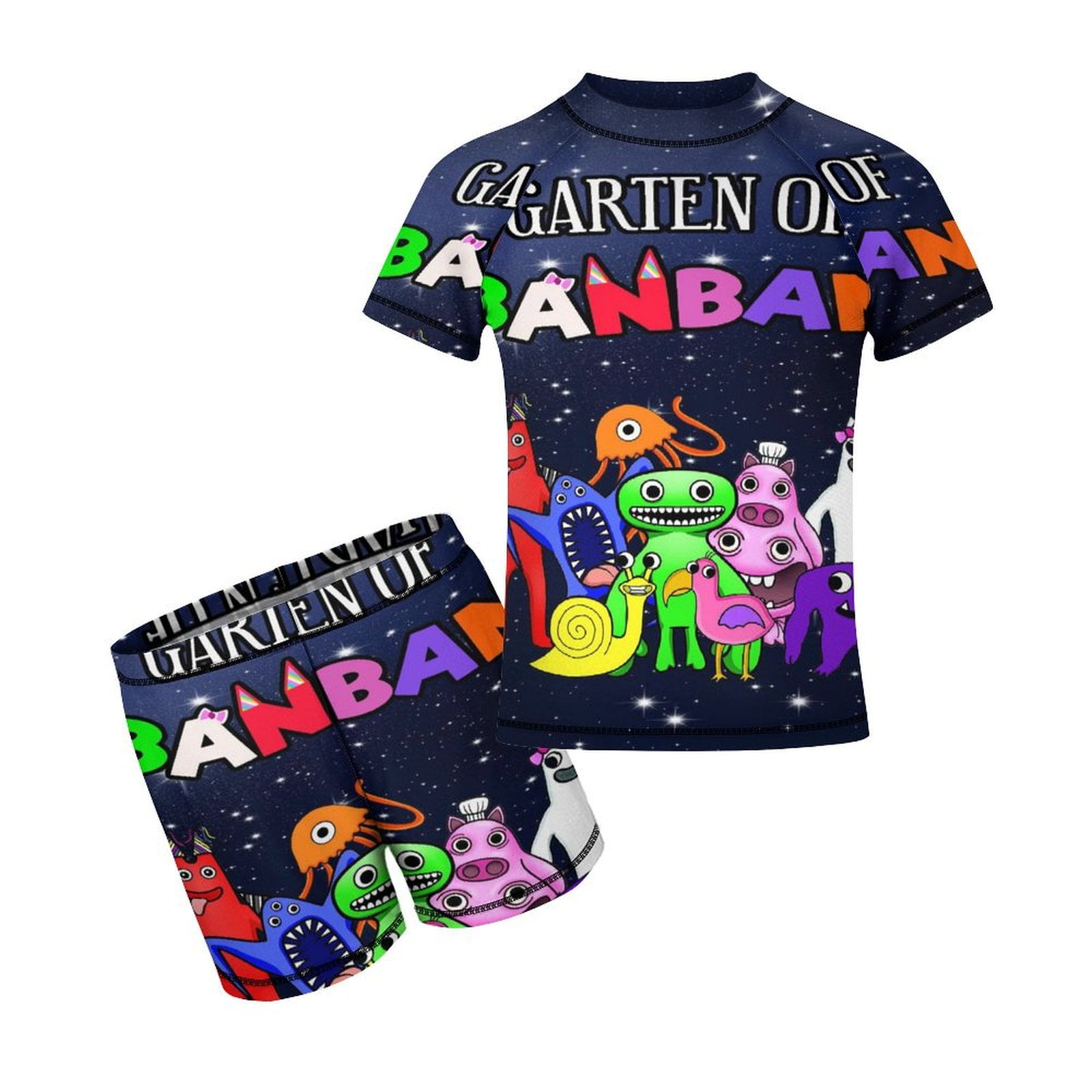 Garden of Banban Summer Swimwear For Boys 2PCS Rash Guard Sets For ...