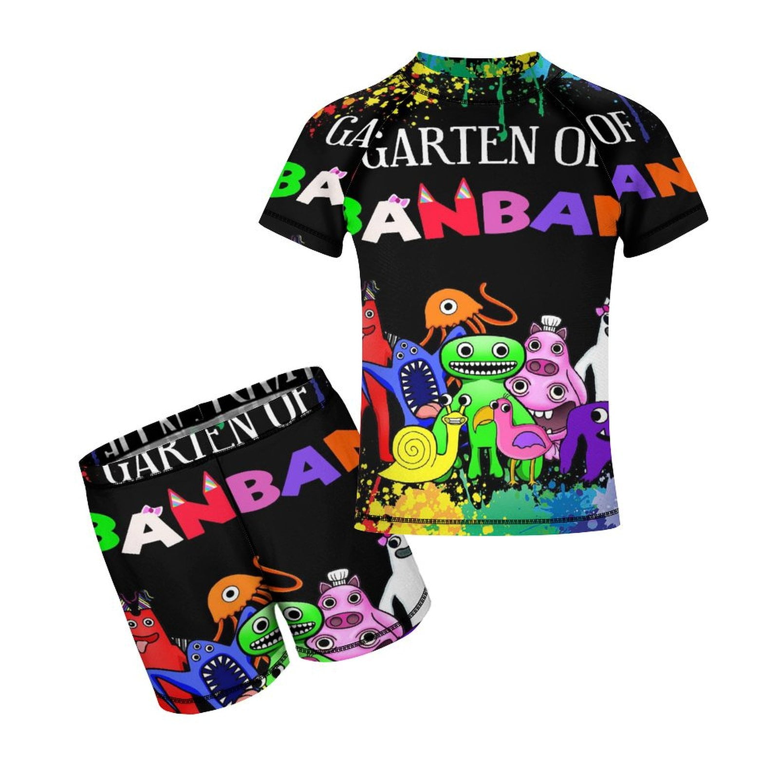 Garden of Banban Summer Swimwear For Boys 2PCS Rash Guard Sets For ...