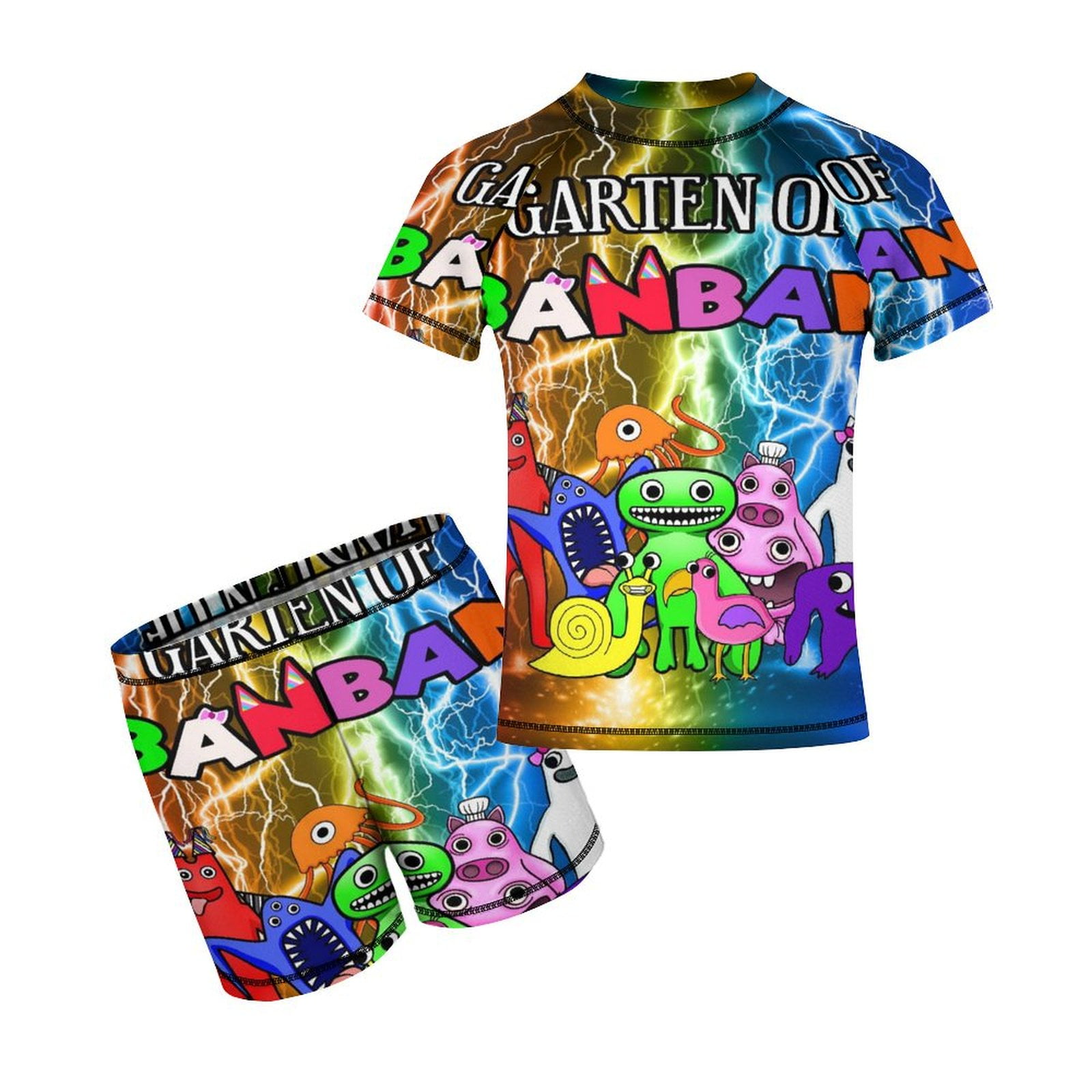 Garden of Banban Summer Swimwear For Boys 2PCS Rash Guard Sets For ...