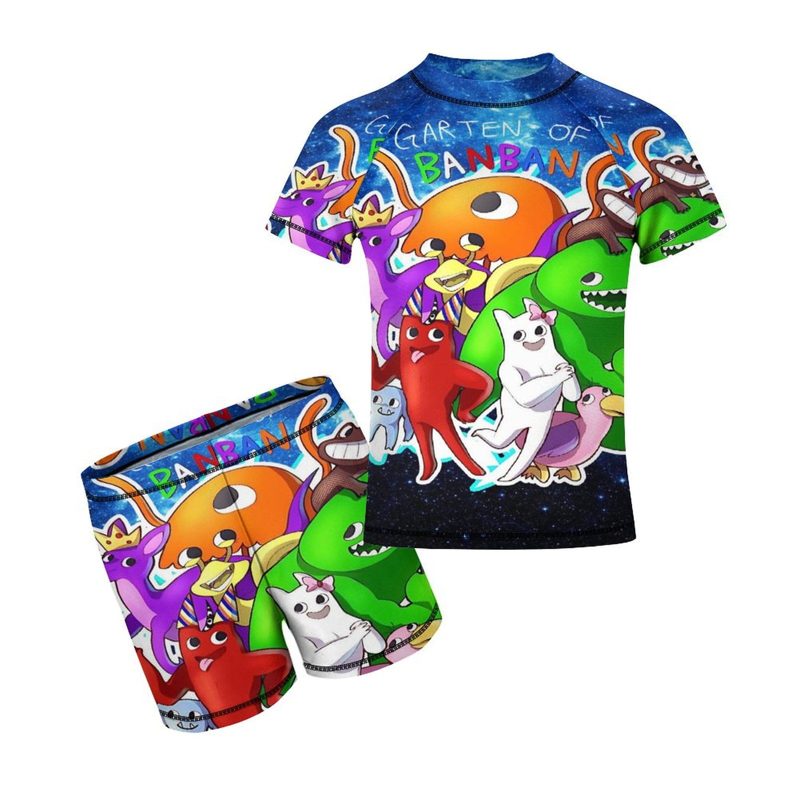 Garden of Banban Summer Swimwear For Boys 2PCS Rash Guard Sets For ...