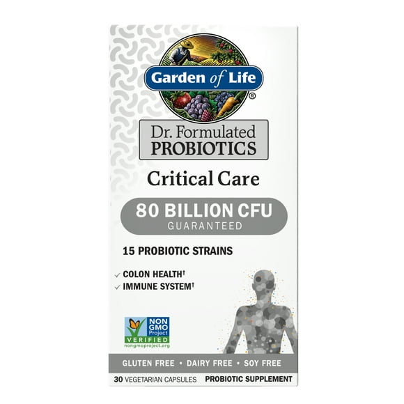 Garden of Life Dr. Formulated Critical Care Probiotics Immune Support ...