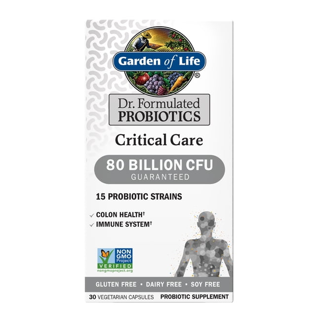 Garden of Life Dr. Formulated Probiotics, Digestive Support, Colon ...