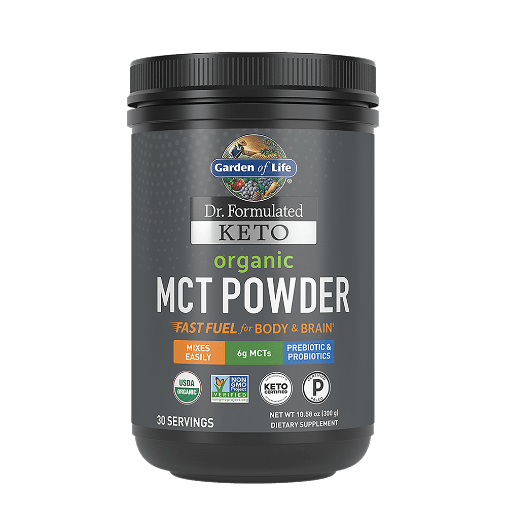 Garden of Life Dr. Formulated Keto Organic MCT Powder 30ct Jar ...