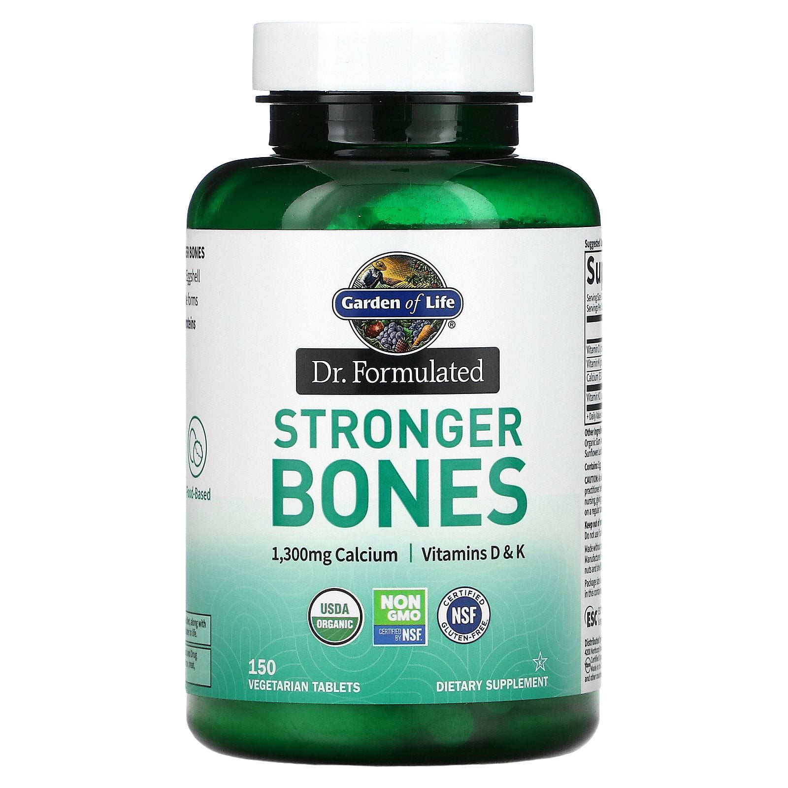 Brandclub - Garden of Life Dr. Formulated, Stronger Bones, 150 ...
