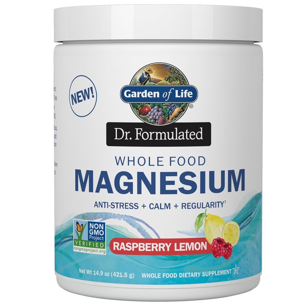 Garden of Life Dr. Formulated Magnesium Supplement Powder, Digestive ...