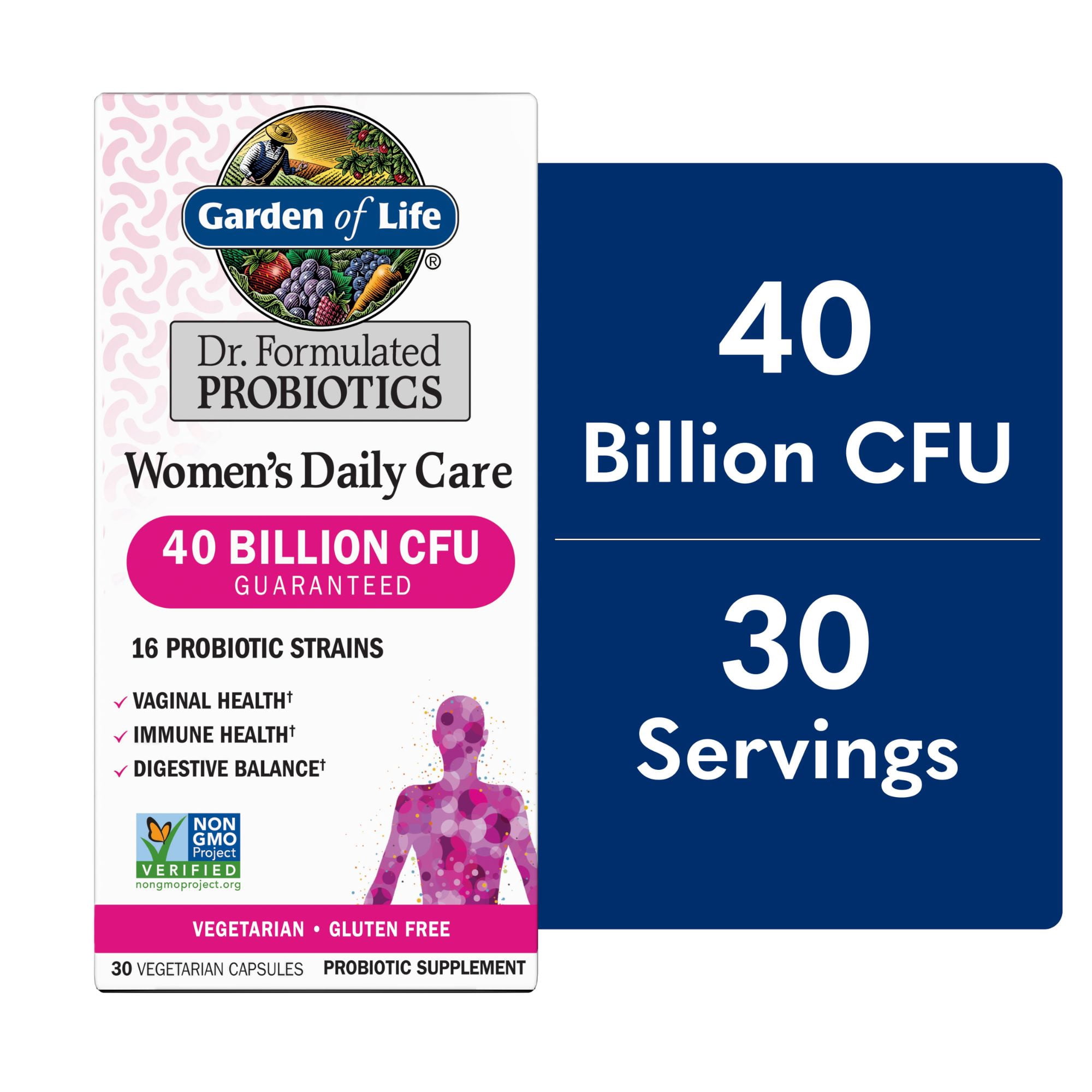 Garden of Life Dr. Formulated Women’s Daily Care Probiotics, Optimal ...