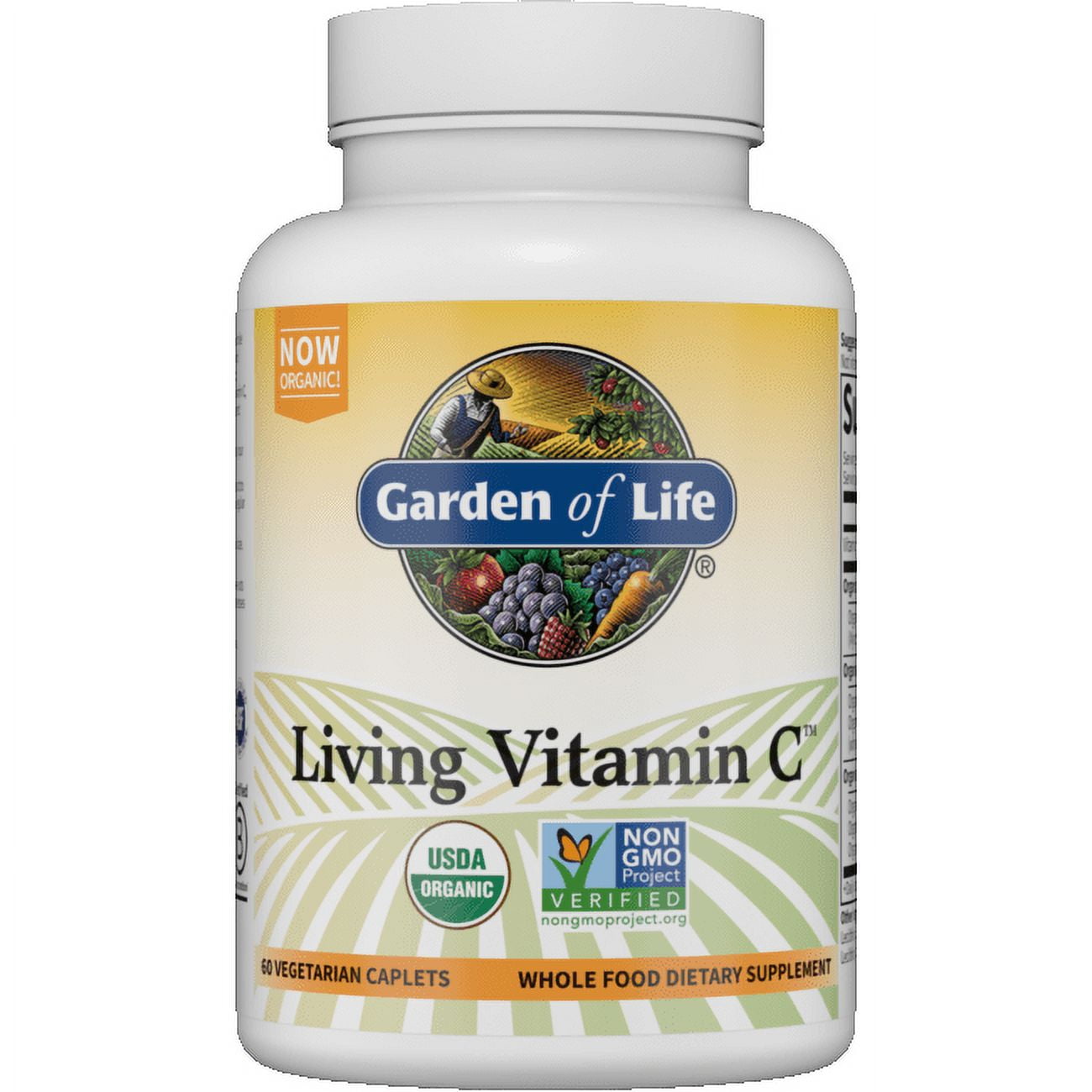 Garden of Life Organic Living Vitamin C with Antioxidant Berry Blend ...