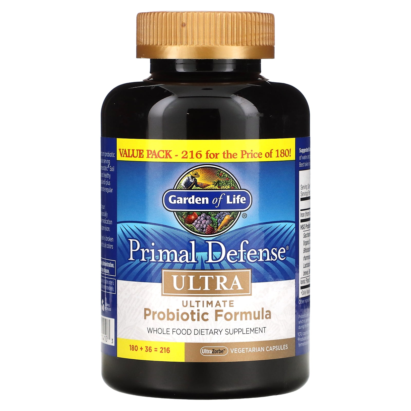 Garden of Life Primal Defense Ultra Ultimate Probiotic Formula ...