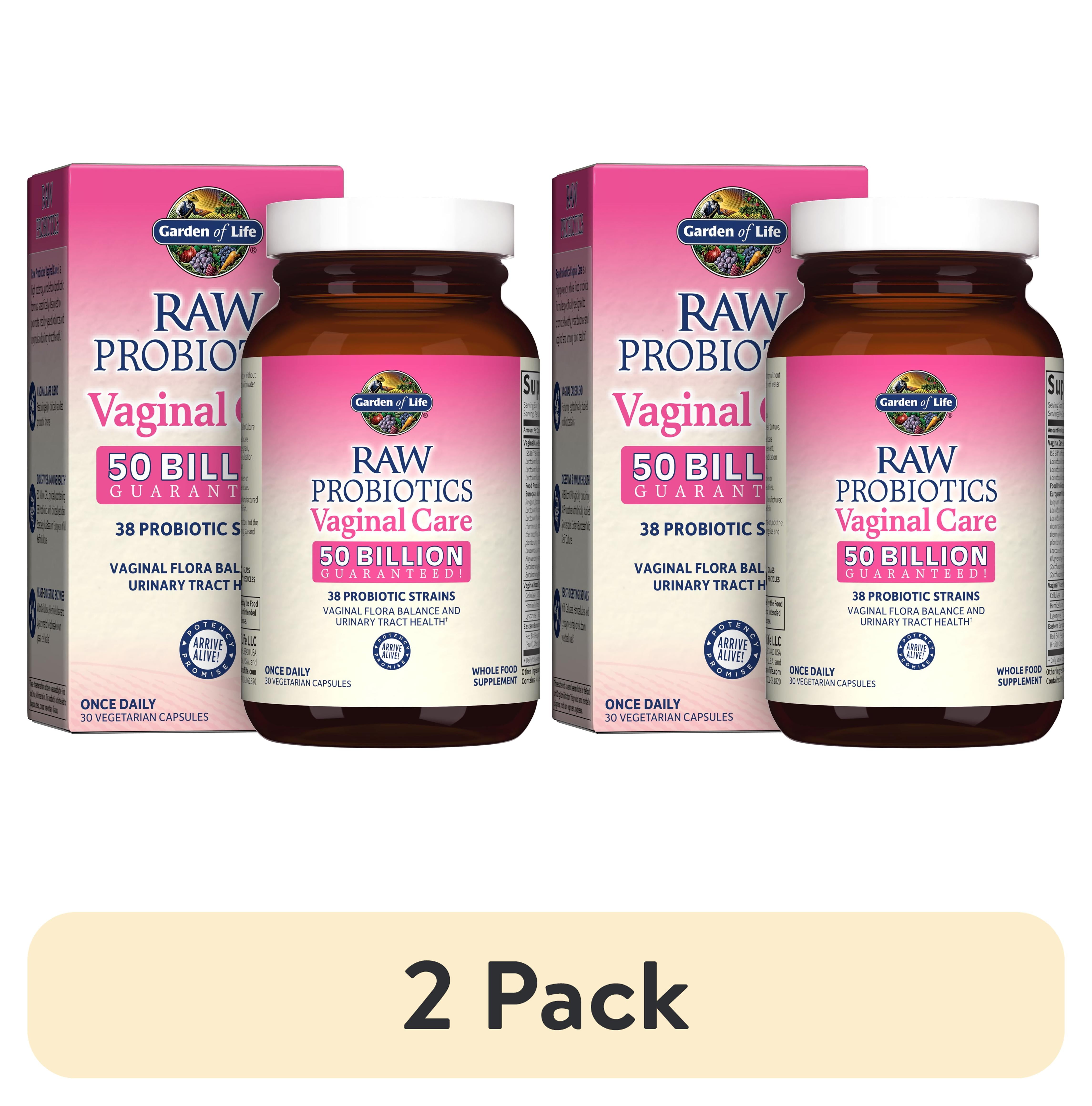 (2 pack) Garden of Life - Raw Probiotics Vaginal Care (Veggie Caps ...