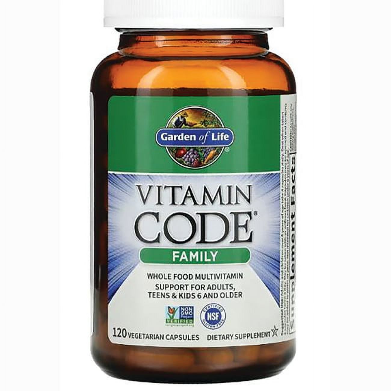 Garden of Life Vitamin Code 50 & Wiser Men's Multi, 240 Capsules ...