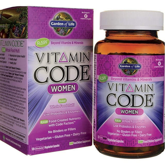 Garden of Life Vitamin Code Women's Multi, 120 Capsules - Walmart.com