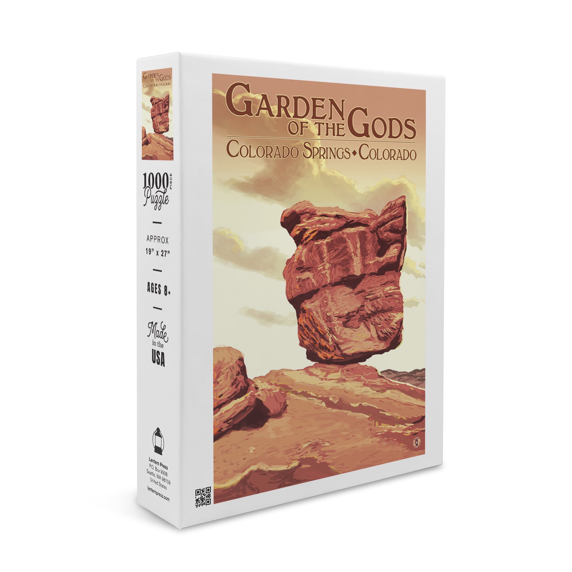 Garden of the Gods, Balanced Rock (1000 Piece Puzzle, Size 19x27 ...