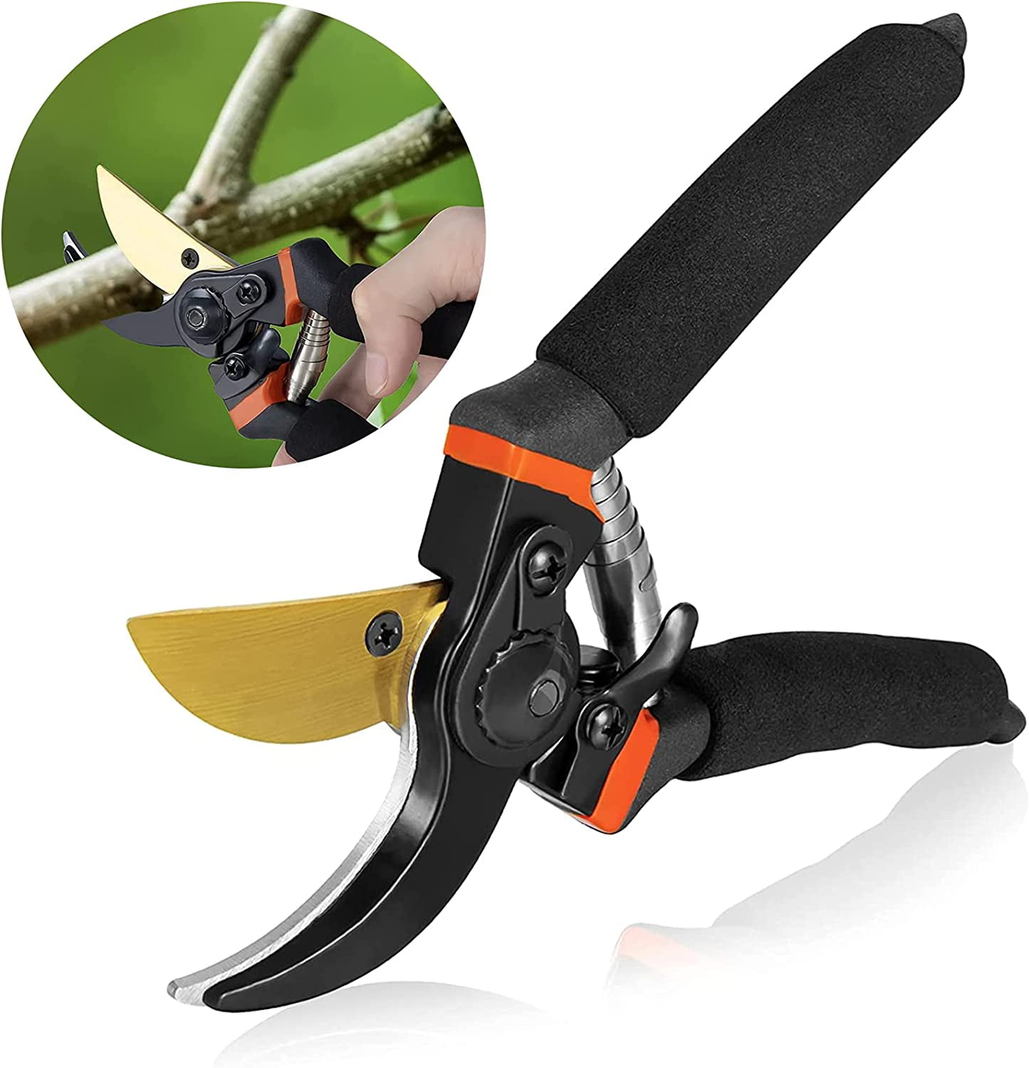 Garden pruning shears, blade pruning shears, branch and woody branch ...
