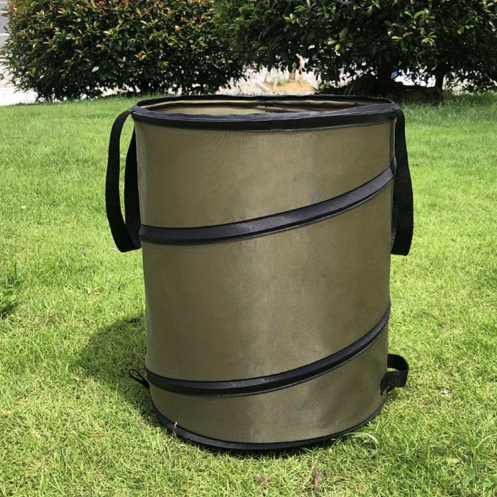Garden trash can Foldable garden trash can Outdoor garden trash can ...