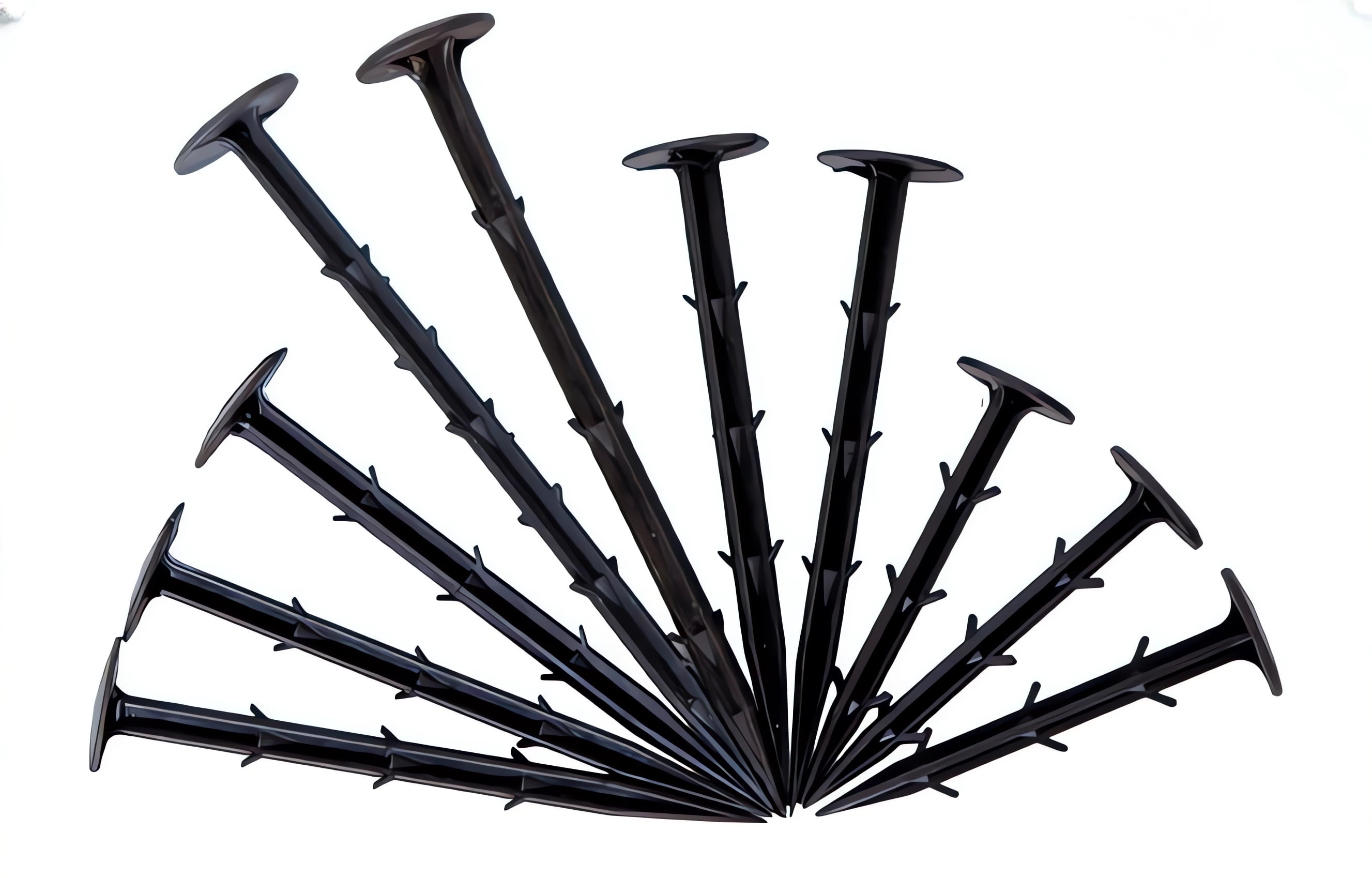 Garden weed control cloth ground studs 7.87inchs, 50 Pcs - Walmart.com