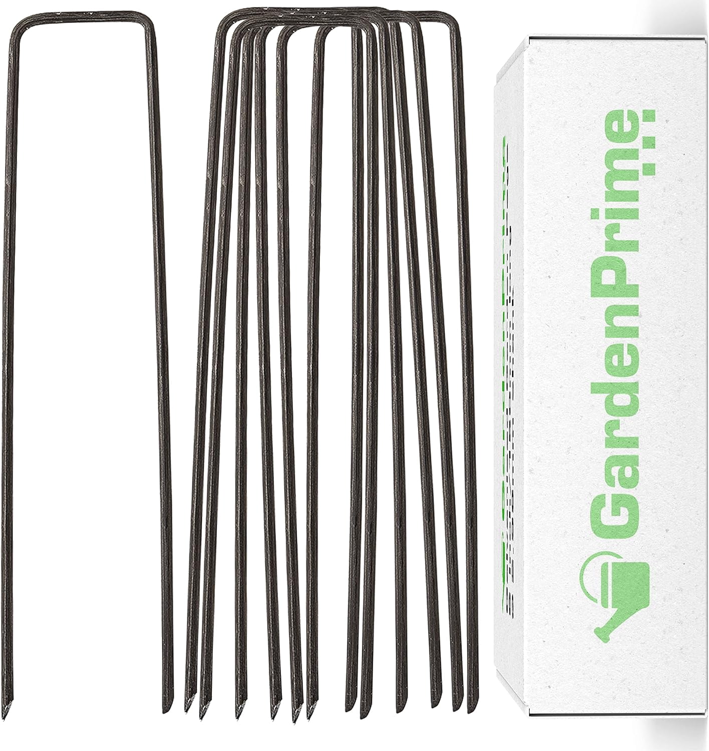 GardenPrime 11-Gauge Galvanized Garden Stakes (100-Pack) – 6” Long Rust ...