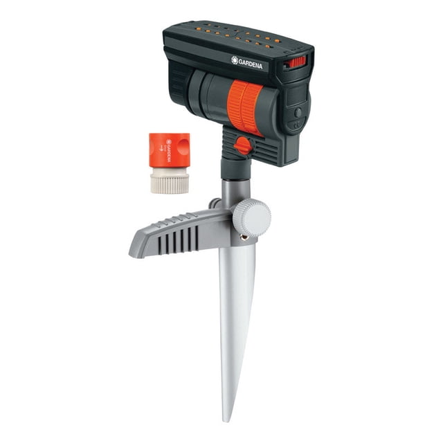 Gardena Plastic Spike Oscillating Sprinkler 2300 sq. ft. - Walmart ...