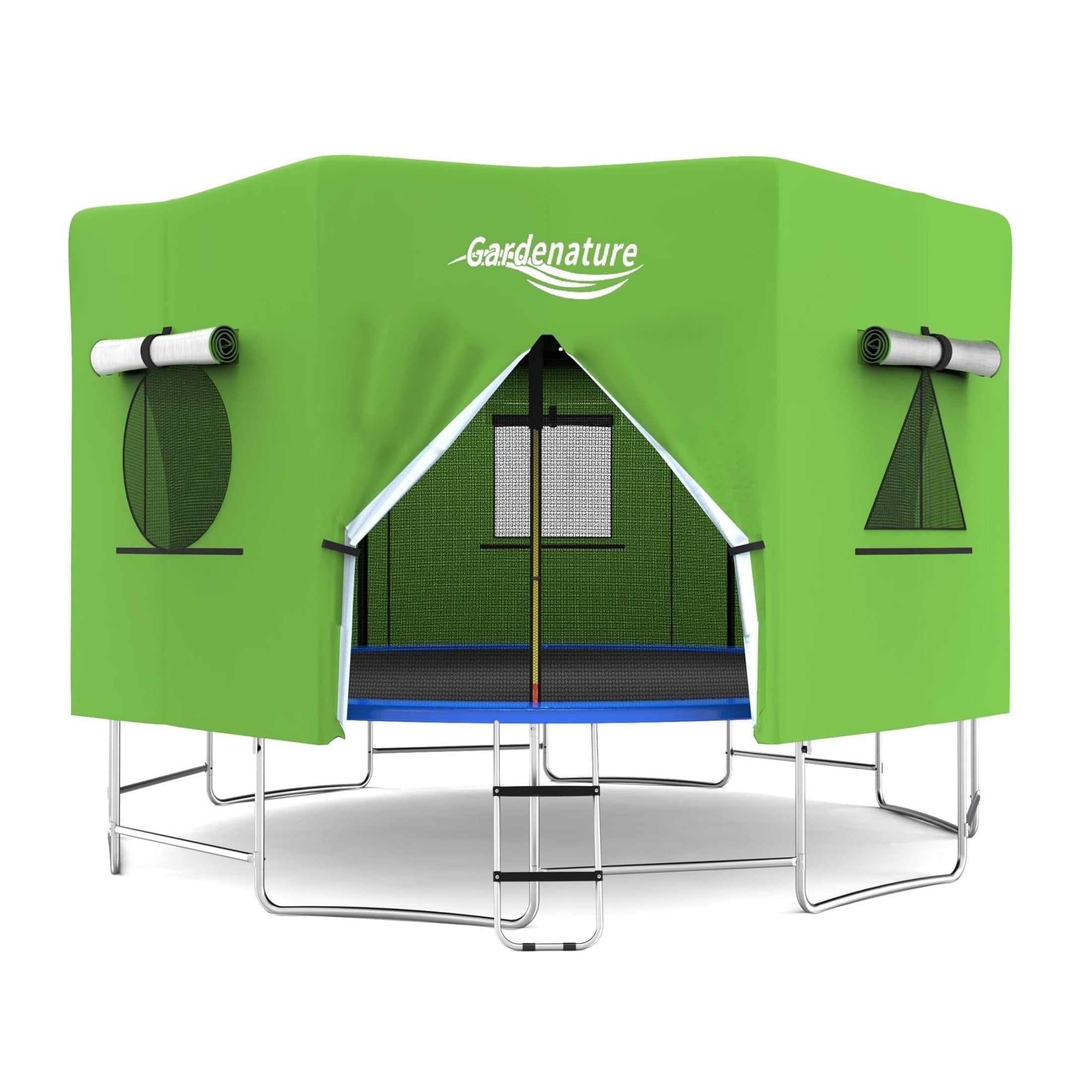 Gardenature 14ft 6Poles Trampoline Tent for Kids with UV Protection ...