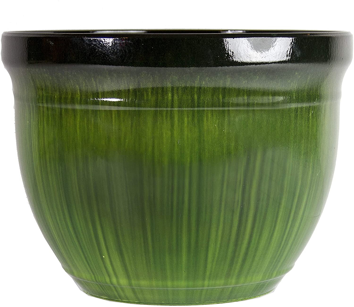 Gardener Select Madison Planter, Green Drip, 15" - Walmart.com