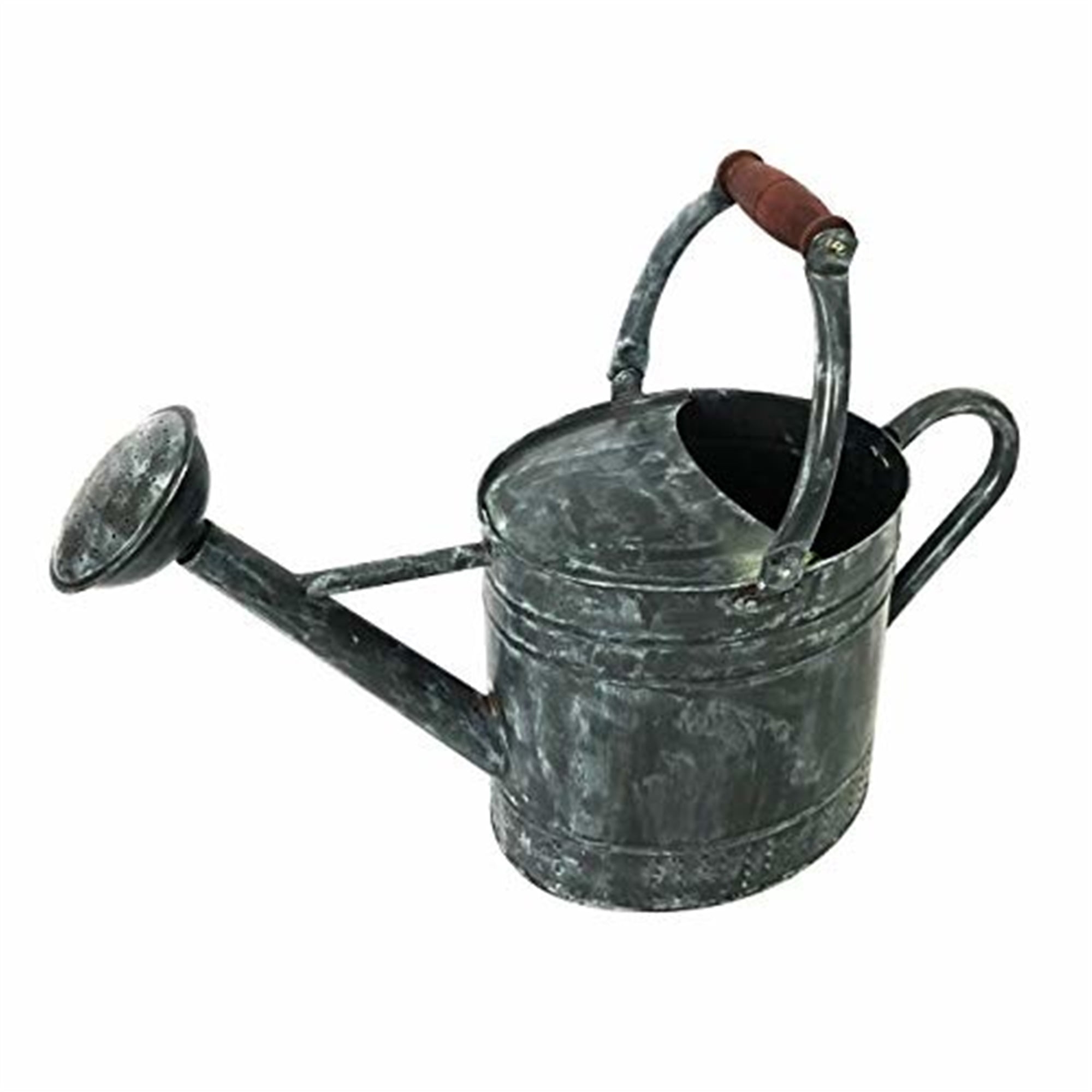 Gardener Select Metal Oval Watering Can, Black, 7L (1.85 gallons ...