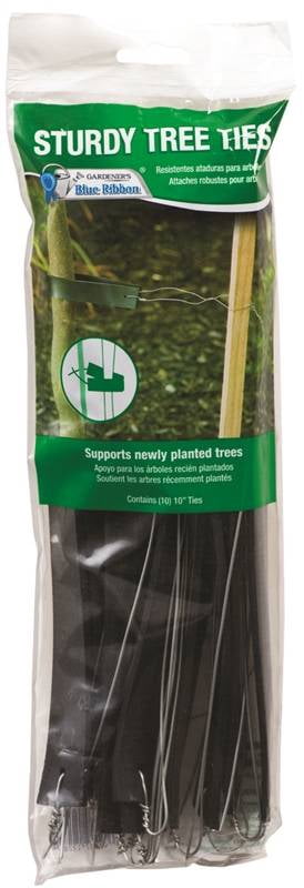 Gardener's Blue Ribbon T019B Sturdy Tree Tie, 10 in L, Rubber - Walmart.com
