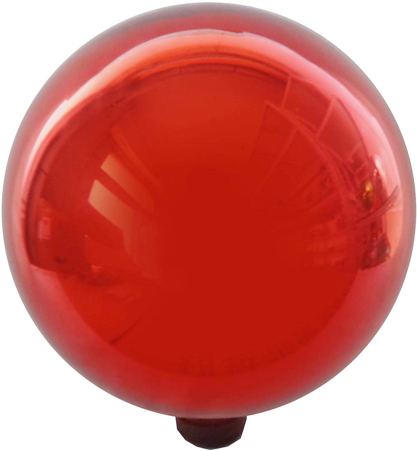 Gardener's Select Outdoor Glass Gazing Globe, Metallic Red, 10", Ball ...