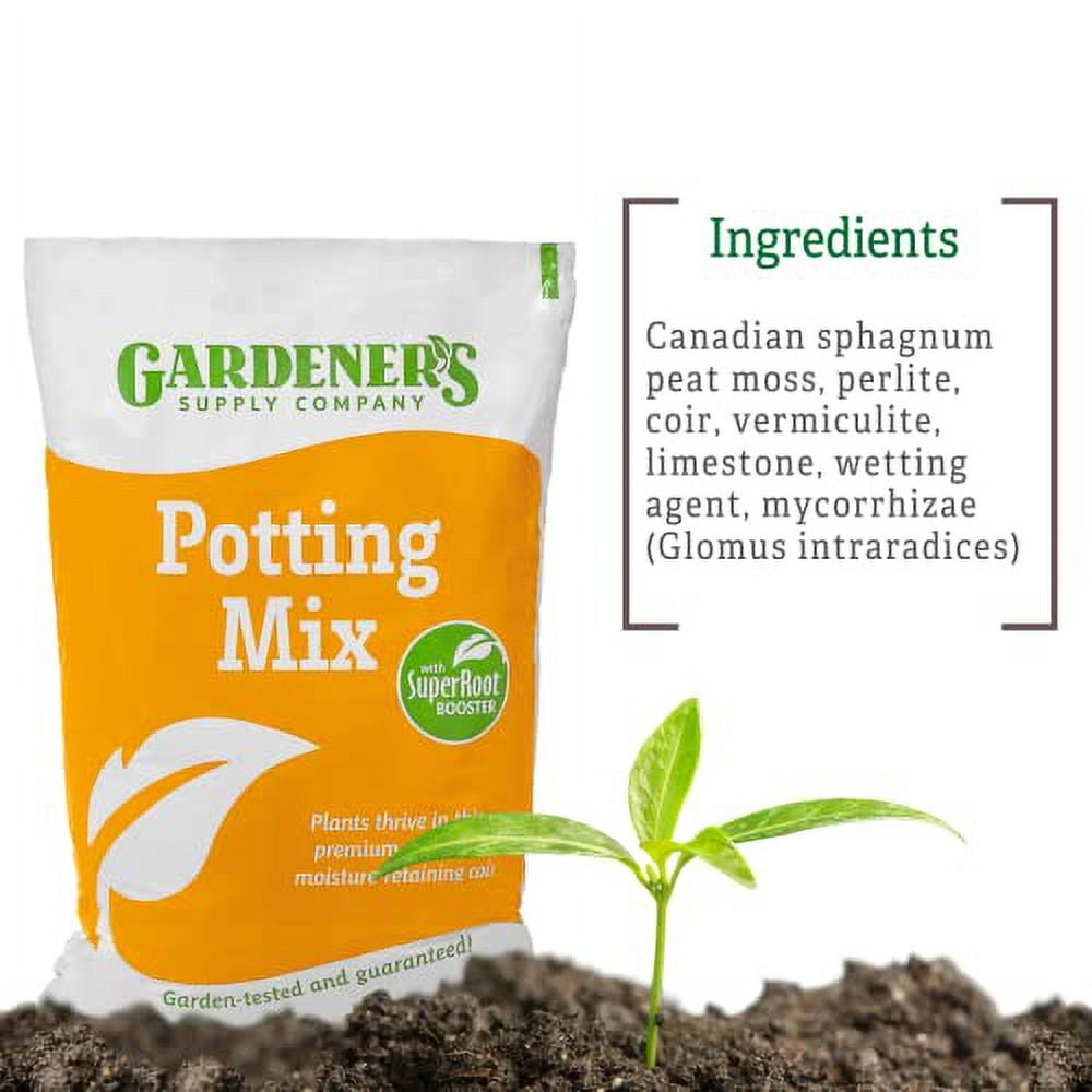 Gardener's Supply Company 40 Qts Potting Mix | SuperRoot Booster ...