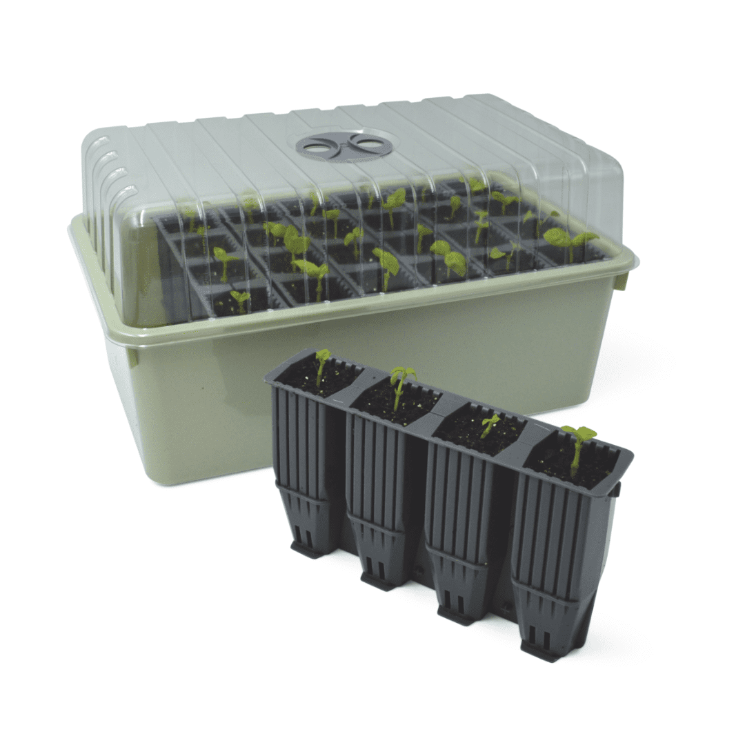 Gardener's Supply Company Deep Root Self Watering 28 Cell Seed Starting ...
