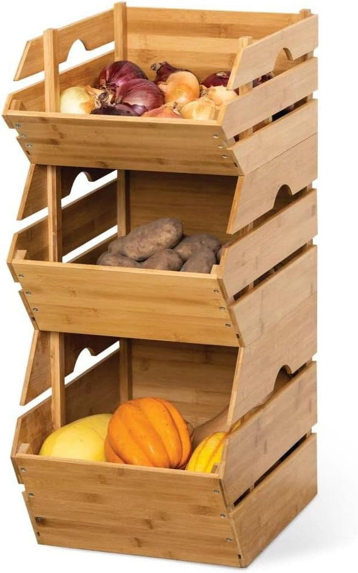 Gardener's Supply Company Exclusive Bamboo Storage Bin Set | 100% ...