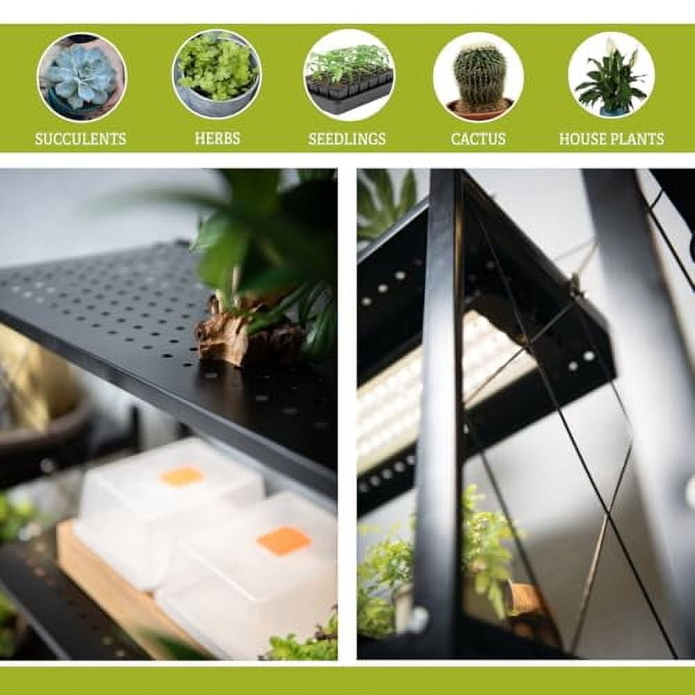 Gardener's Supply Company Folding Grow Light Shelf | Extra Fast & Easy ...