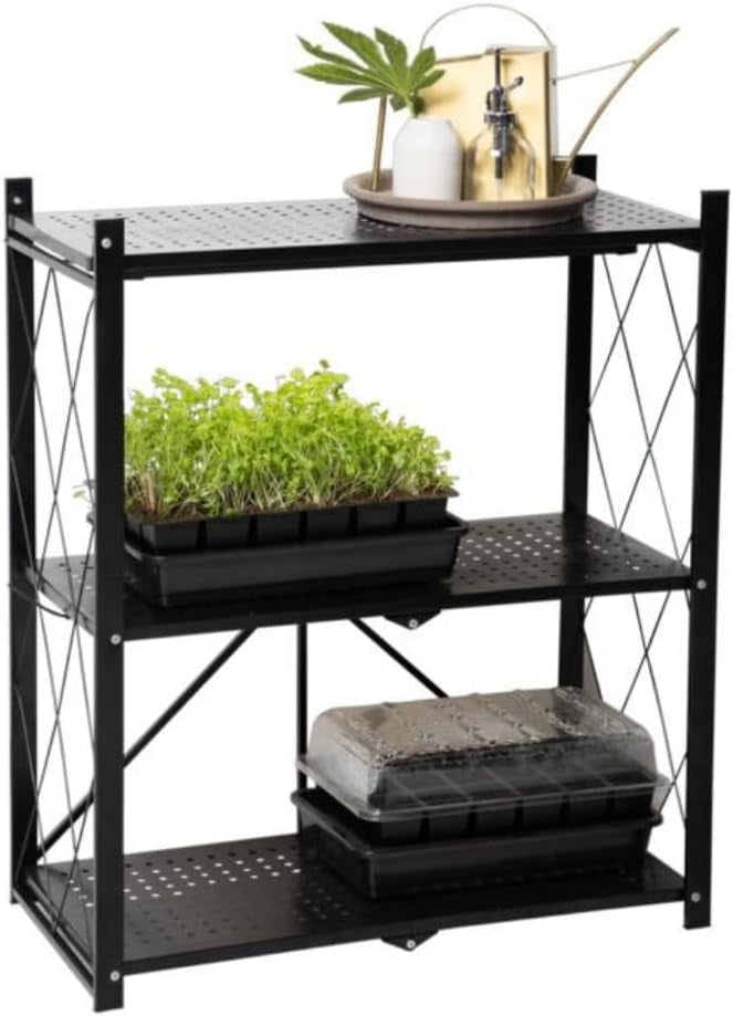 Gardener's Supply Company Folding Grow Light Shelf | Extra Fast & Easy ...