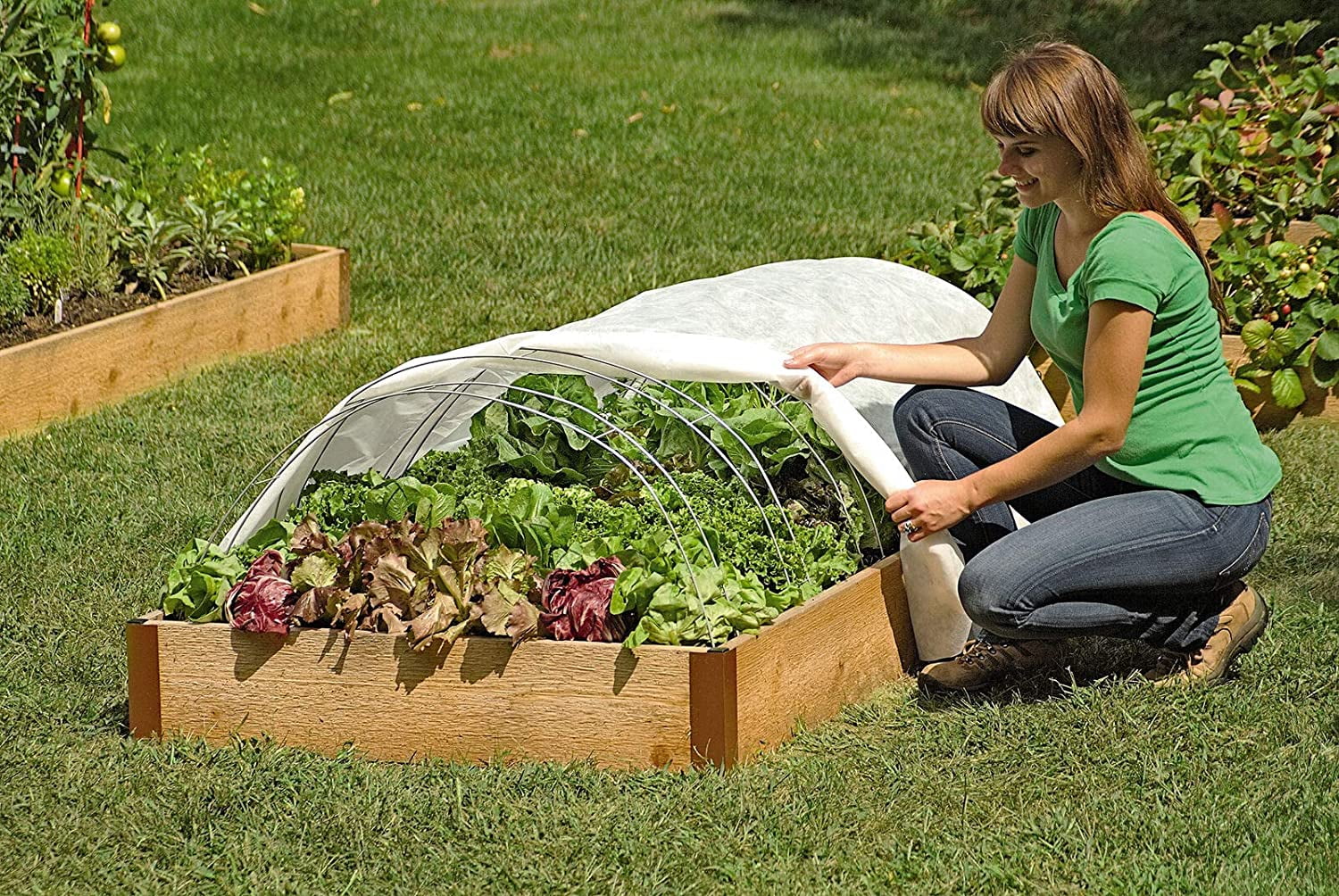Gardener's Supply Company Garden Hoops Grow Tunnel Support | Greenhouse ...