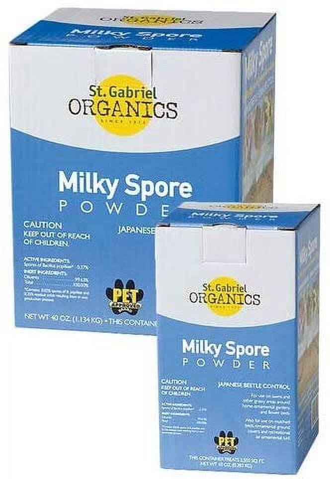 St. Gabriel Organics Milky Spore Grub Control Concentrate, 40 oz with ...