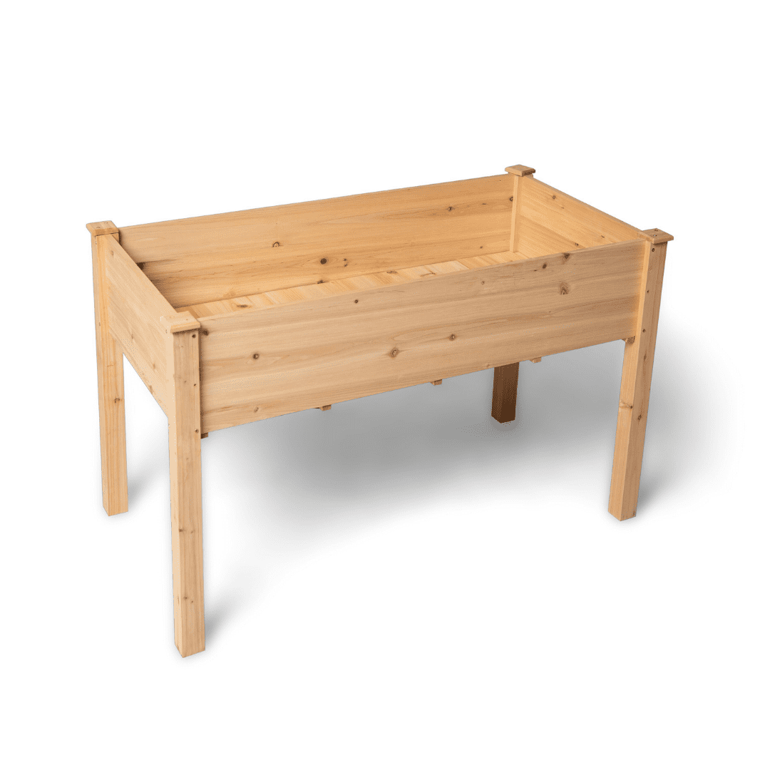 Gardener's Supply Company Milton Standing Garden Bed | Natural Rot ...