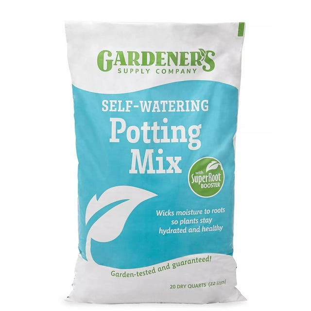 Gardener's Supply Company Super-Root Booster Self-Watering Potting Mix Soil, 20 qt - Walmart.com