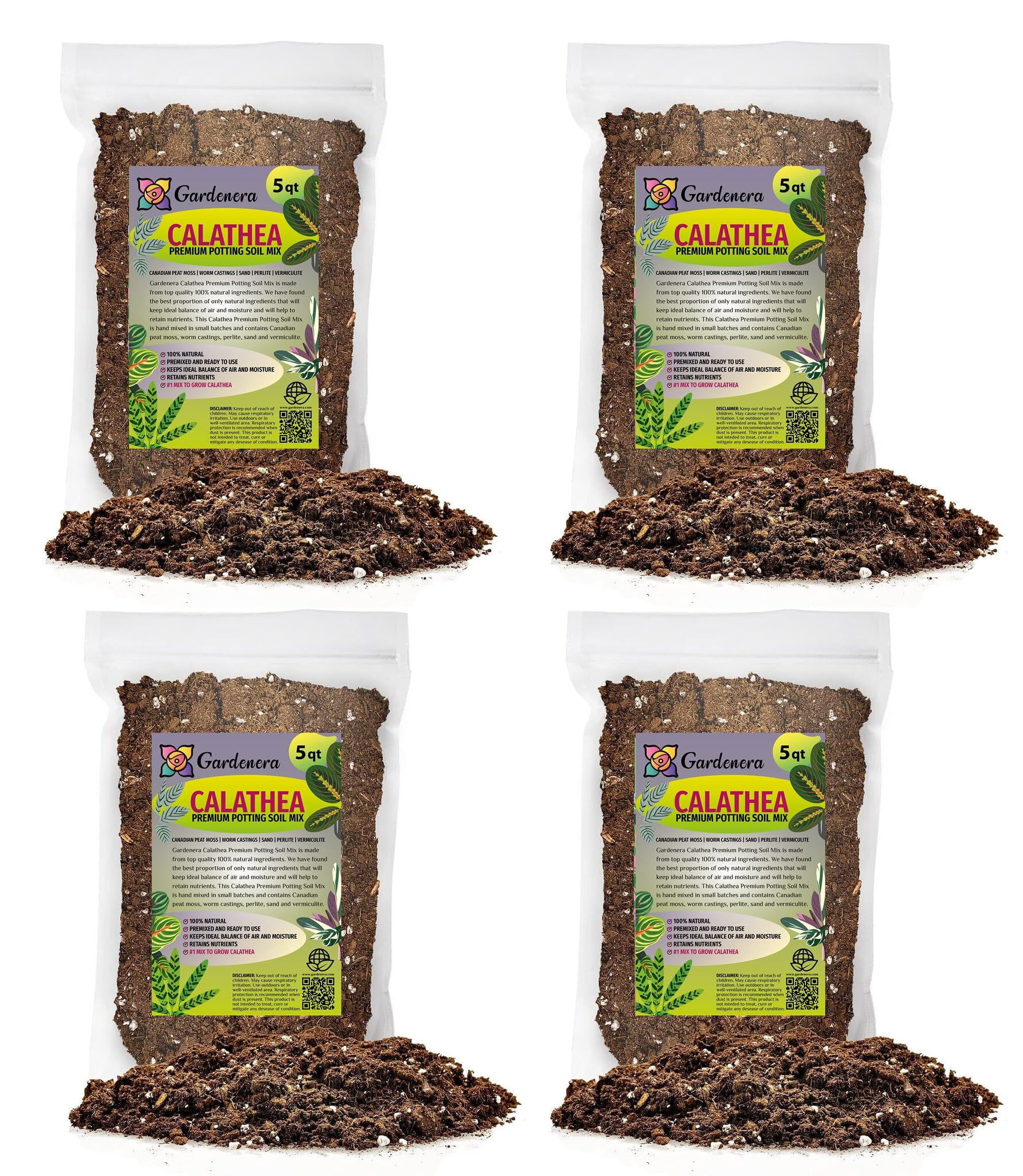 🍃 Gardenera Labs Calathea Plant Potting Mix - Elevate Your Space with a ...